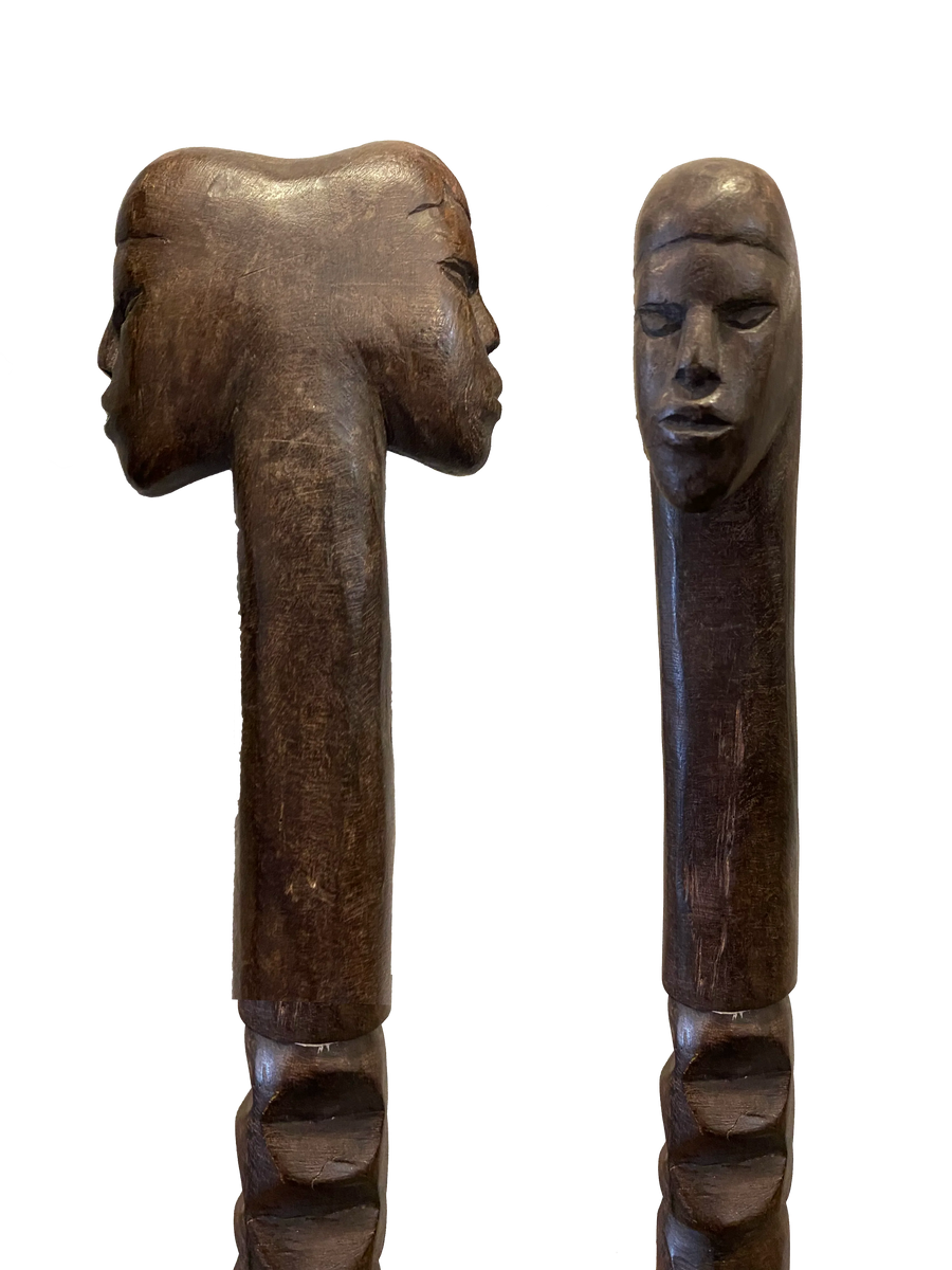 Linguist Staff - Hand Carved – Diaspora Marketplace